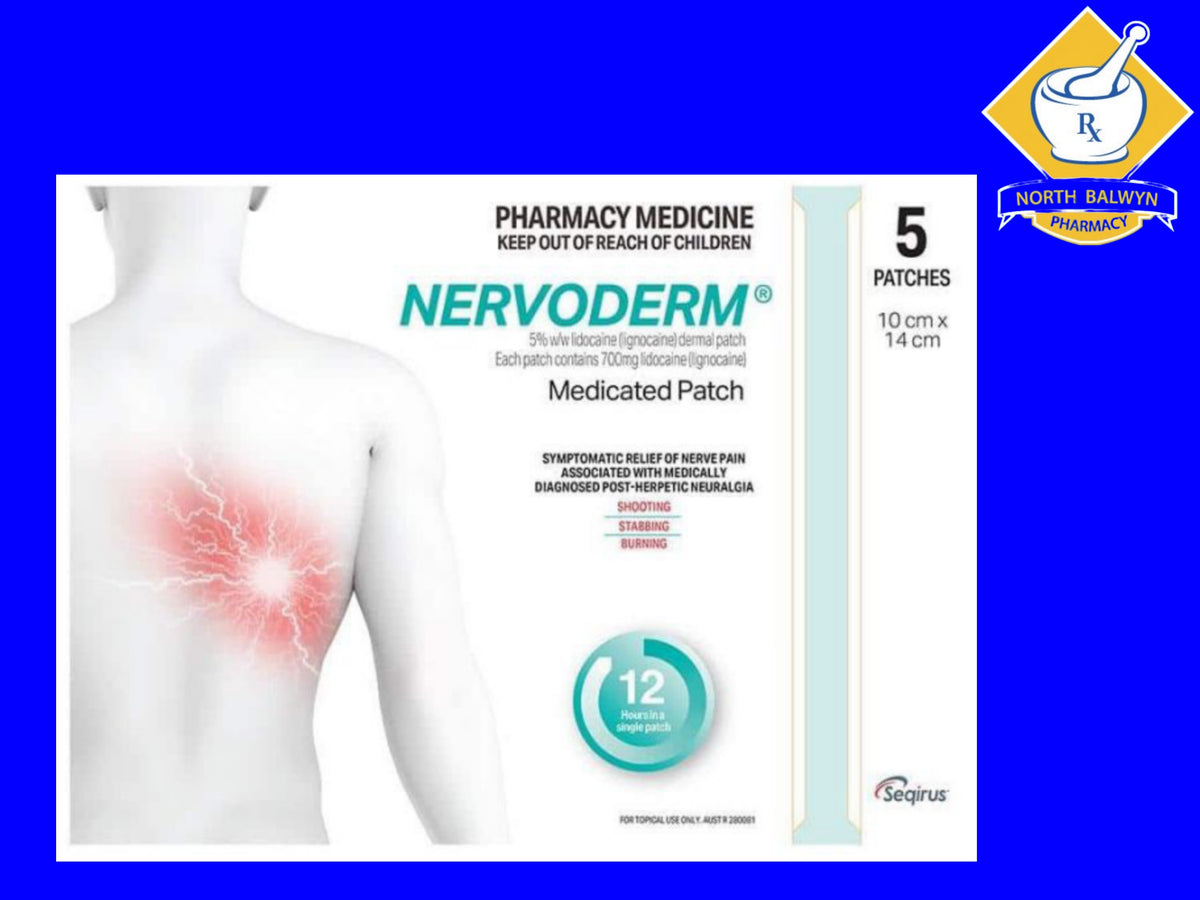 NERVODERM® 5% w/w Dermal Patch – NBPharmacy